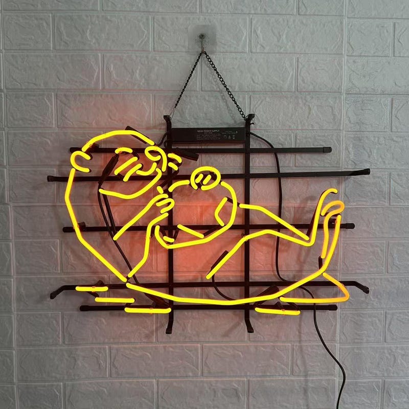 Otto the Orange Neon - Etsy UK