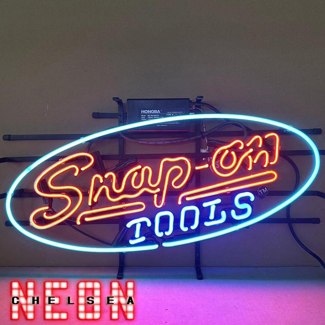 Snap-on Tools Neon Shop Logo Neon Commercial Personalized Minimalism ...