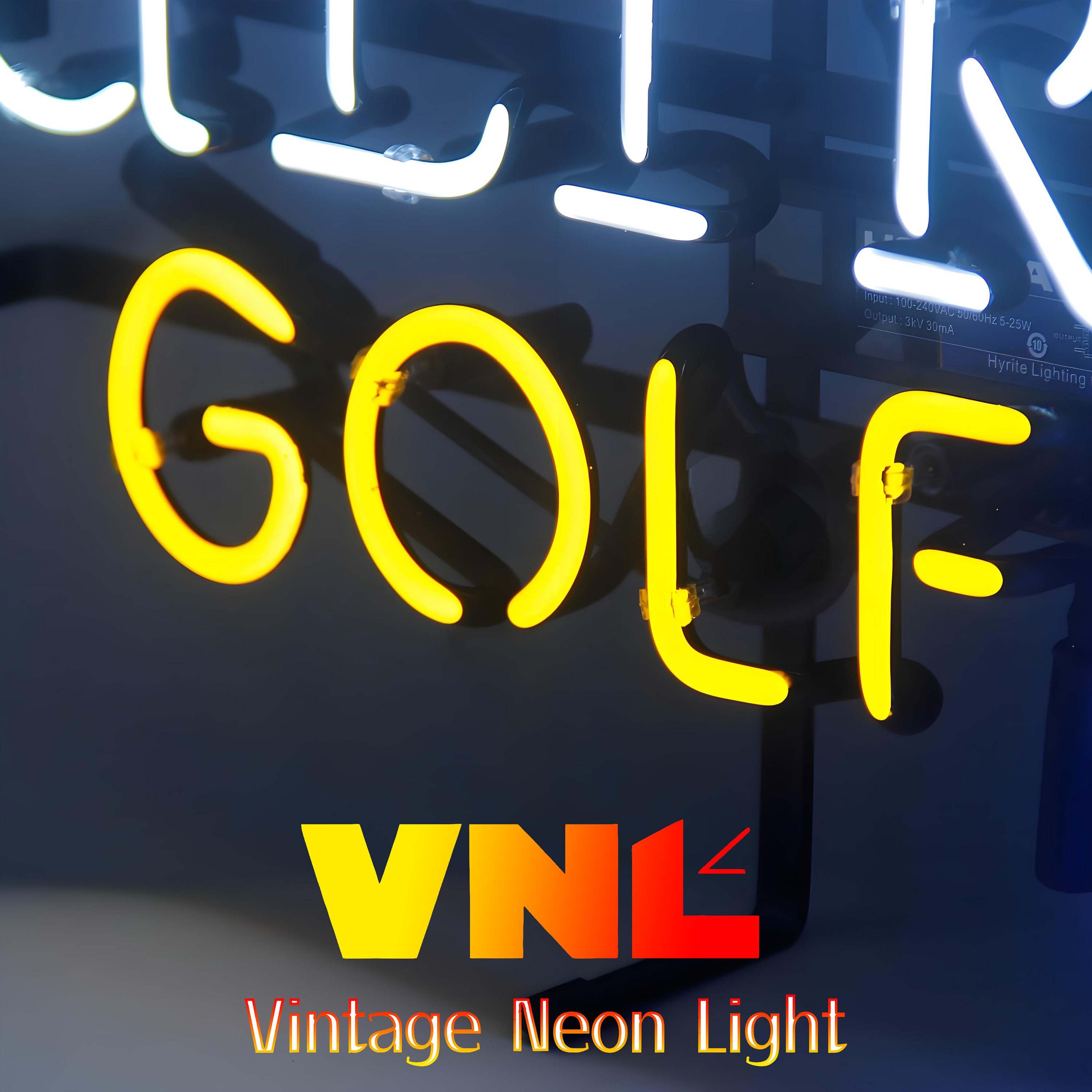 Michelob Ultra Golf Bar Decor Real Glass Neon Sign Personalized Gifts ...