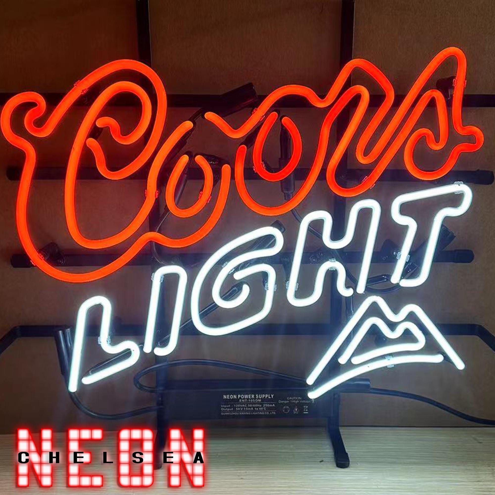 Coors Light Beer Sign Man Cave Home Bar Decor Personalized Vintage Bar ...