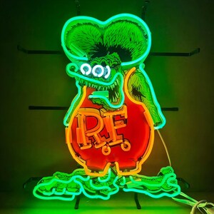Rat Fink Neon - Etsy