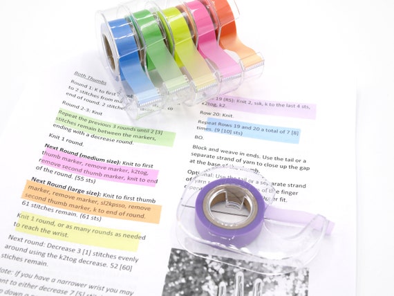 Highlighter Tape Removable Tape for Marking Pattern Lines - Etsy