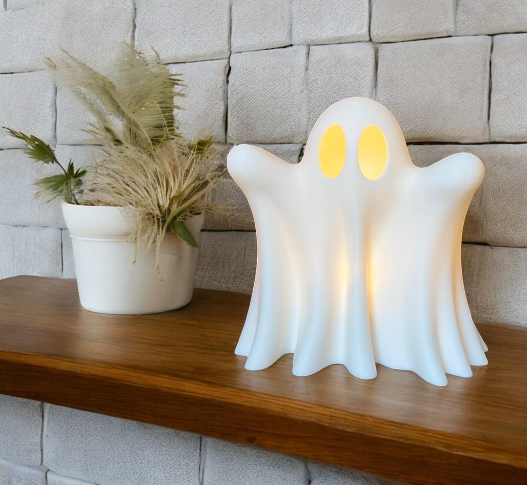 Halloween Ghost Light Decoration Tea Light, Holiday Decor, Halloween ...