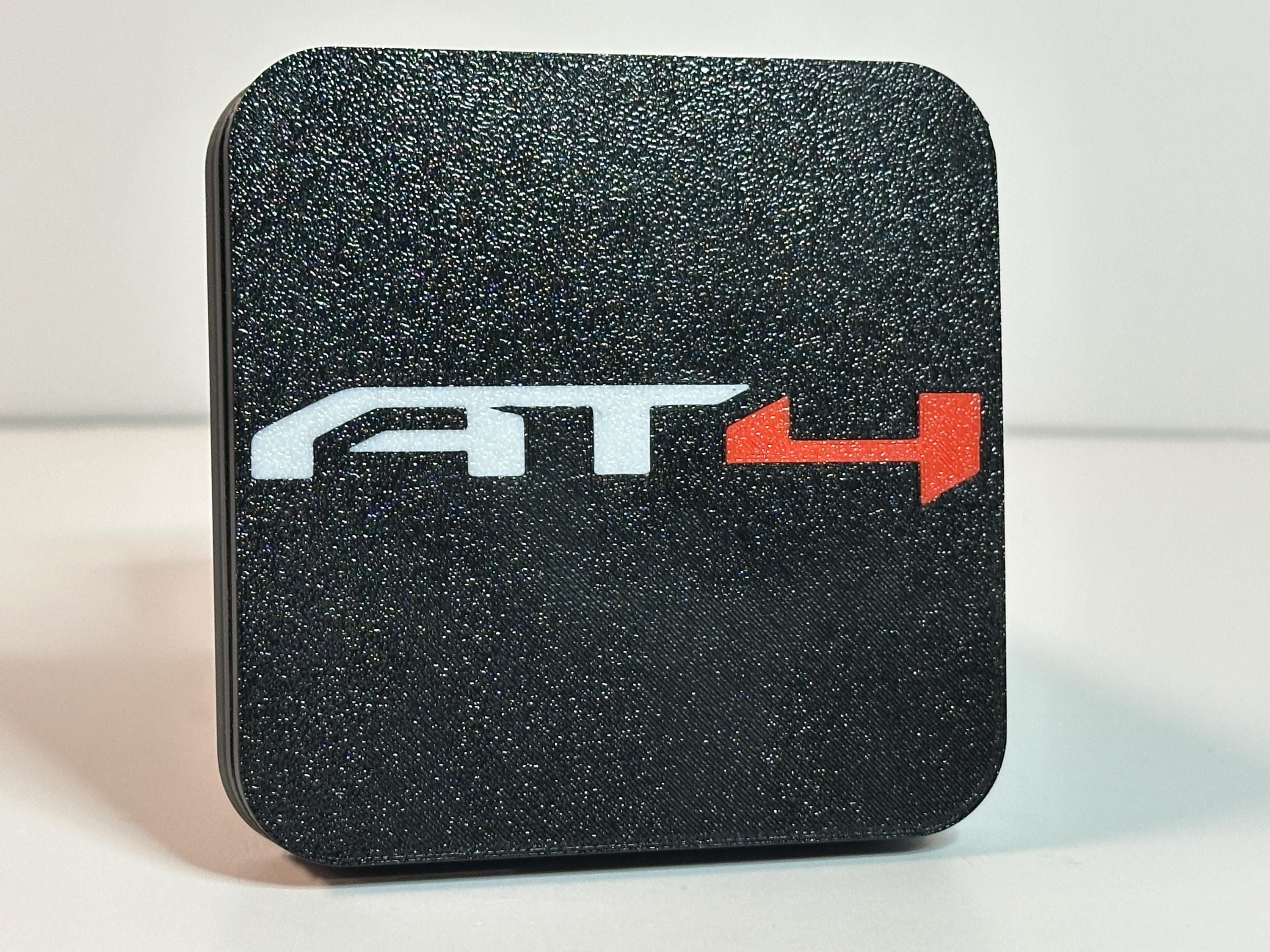 GMC AT4 Hitch Cover – Custom 2 Inch Receiver Plug, Off-road Truck ...