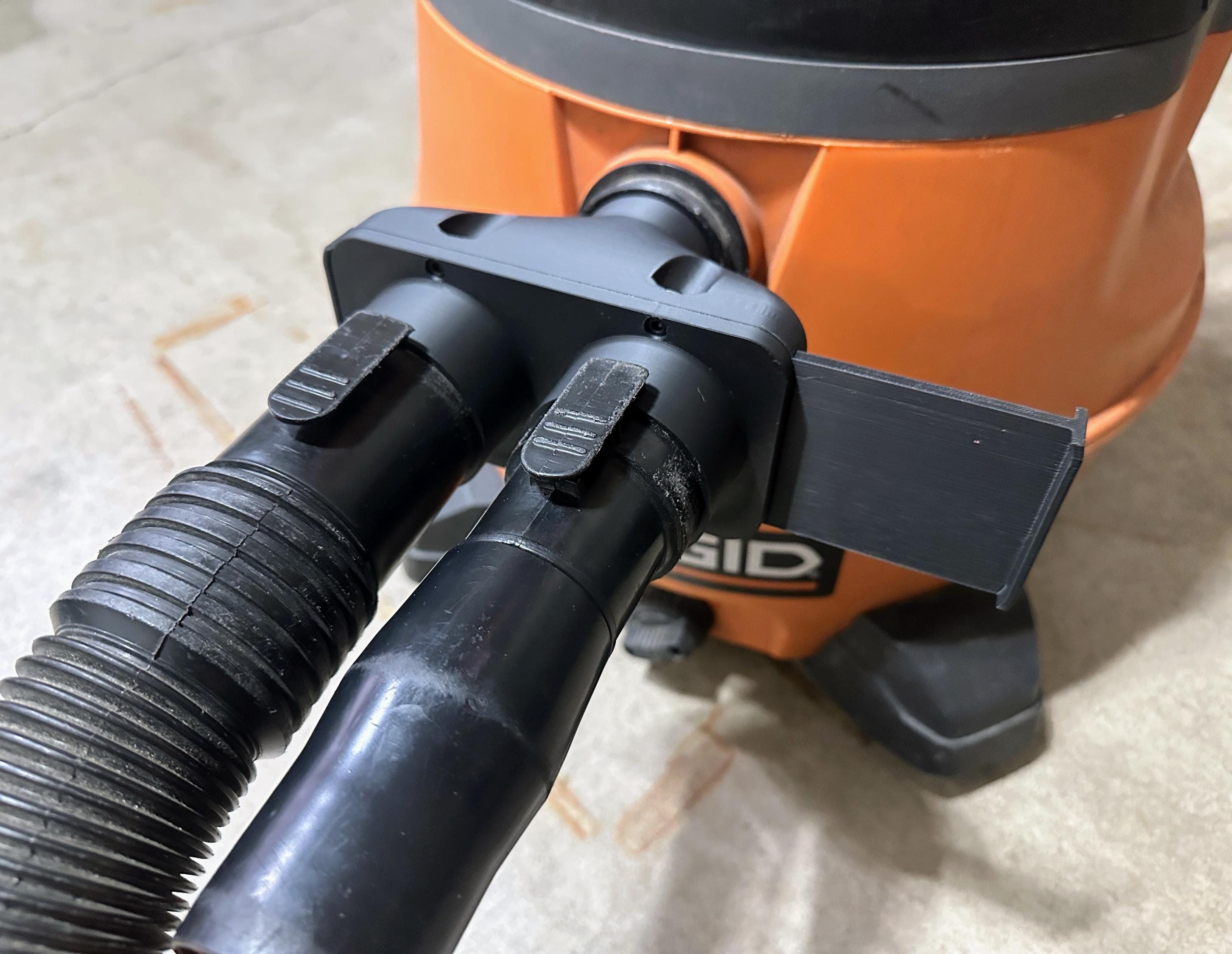Ridgid Shop Vac Y Splitter - Dual Hose Connector Blast Gate, Wet Dry ...