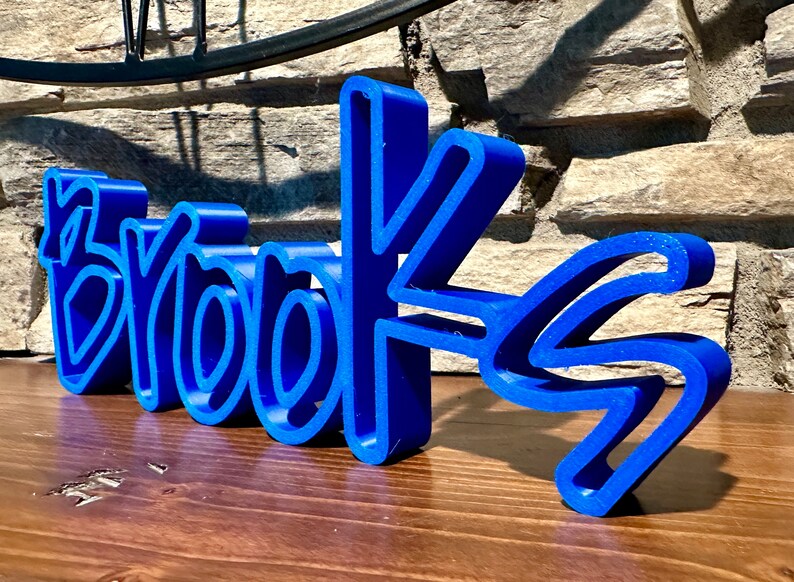 Personalized 3D Name Sign Custom Desk Décor, Unique Shelf Plaque, Kids ...