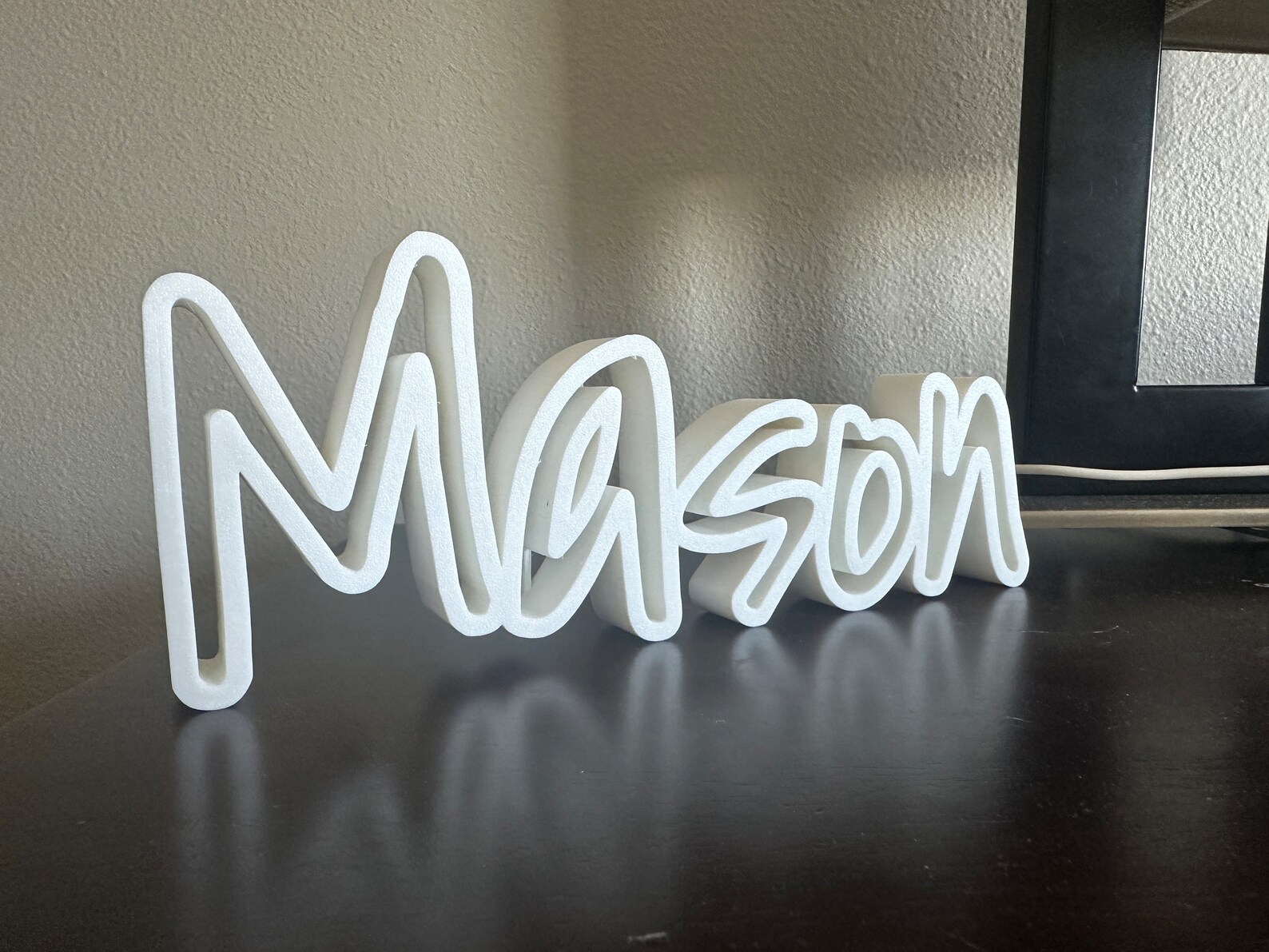 Personalized 3D Name Sign Custom Desk Décor, Unique Shelf Plaque, Kids ...