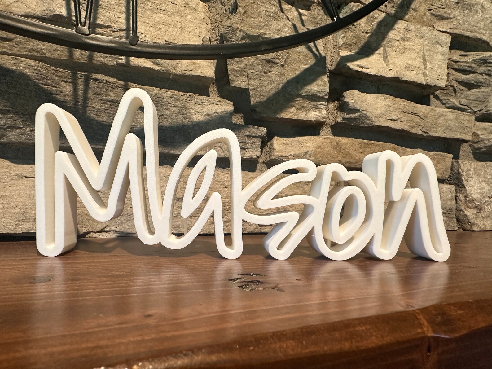 Personalized 3D Name Sign Custom Desk Décor, Unique Shelf Plaque, Kids ...