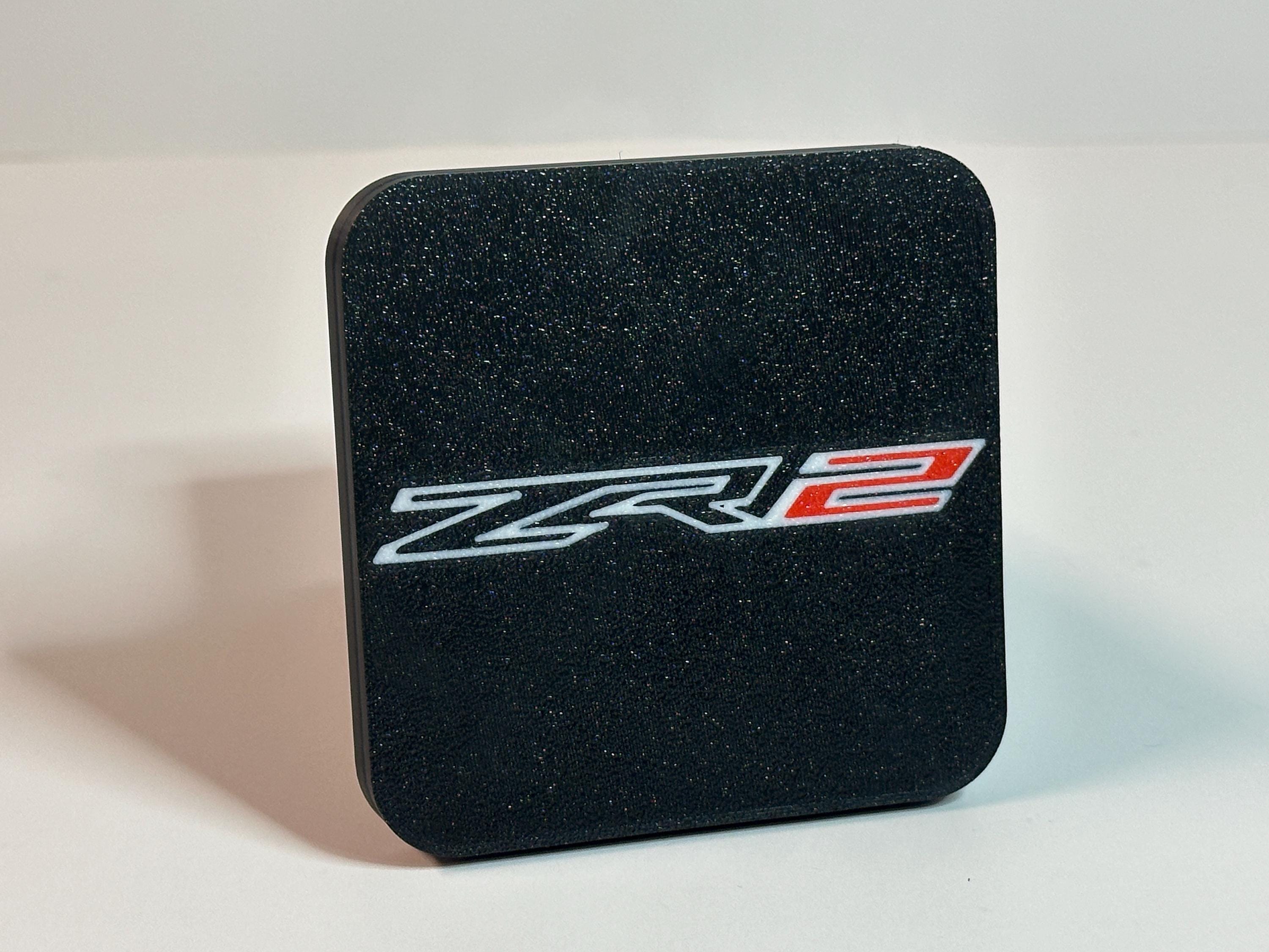 Chevy ZR2 Hitch Cover for 2" Receiver, Custom Trailer Hitch Plug, Truck ...