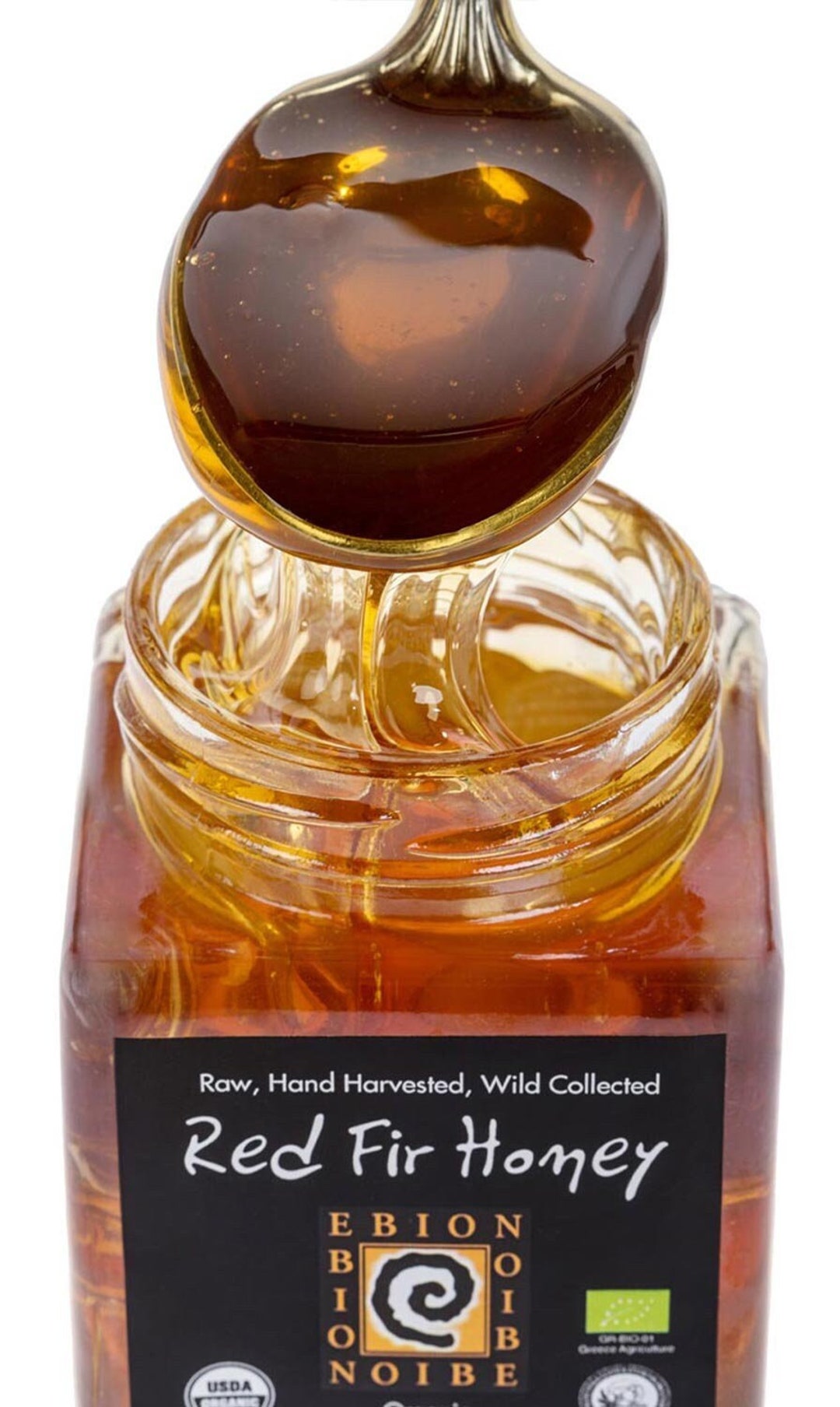 Red Fir Honey Wild RAW Organic Greek Mountain Honey by Ebion - Etsy