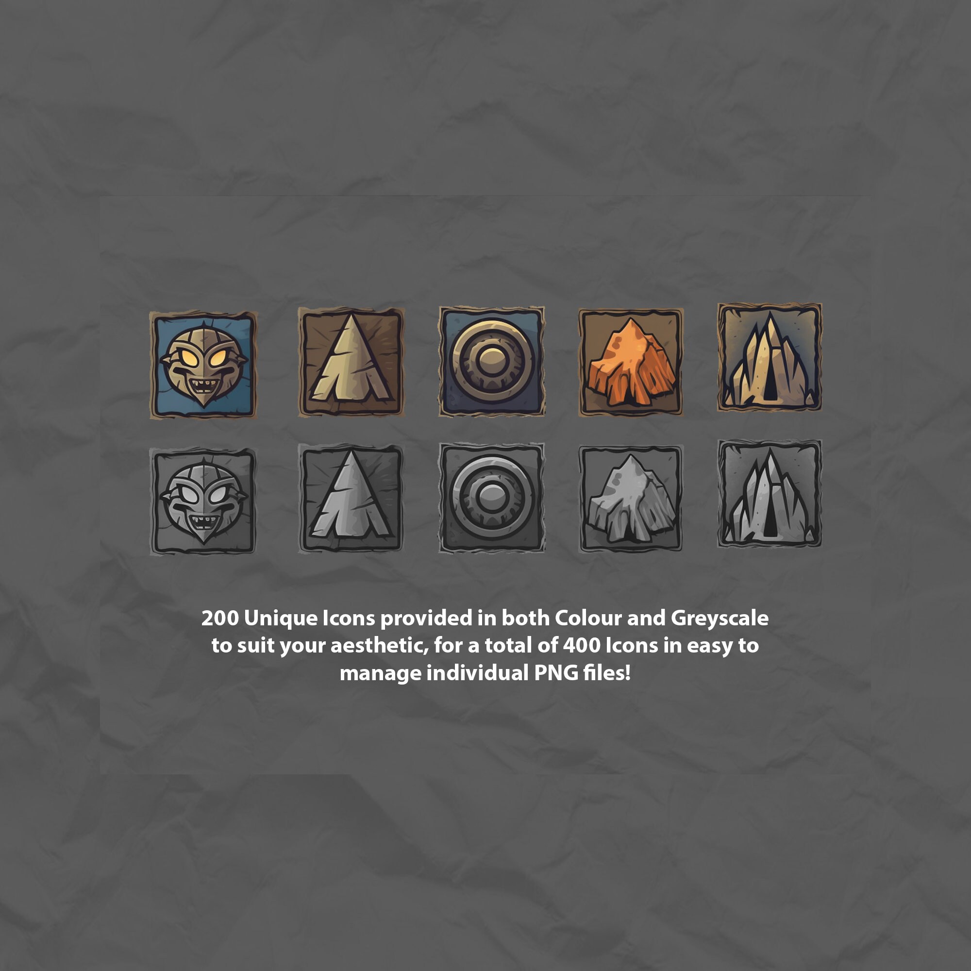 200 + Fantasy Map Icons, Featuring Tribal Masks, Map Markers, Points of ...
