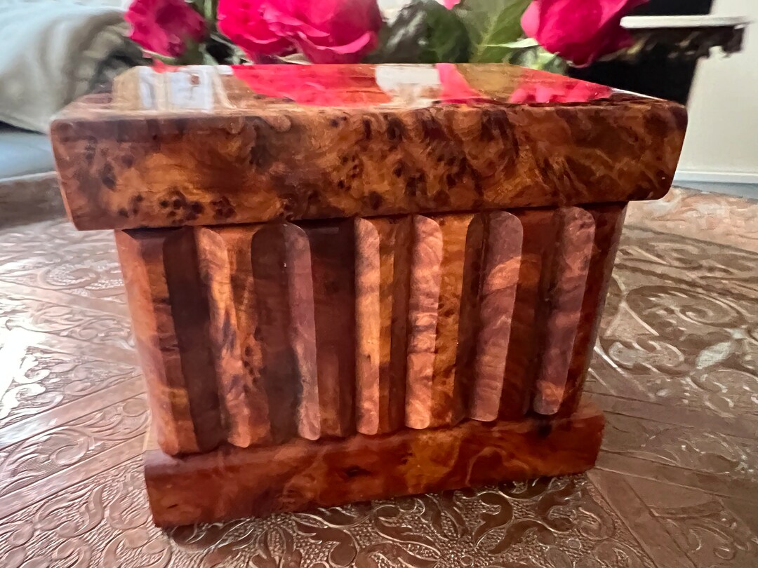 Secret Box / Jewelry Box Made of Moroccan Thuya Wood - Etsy Canada