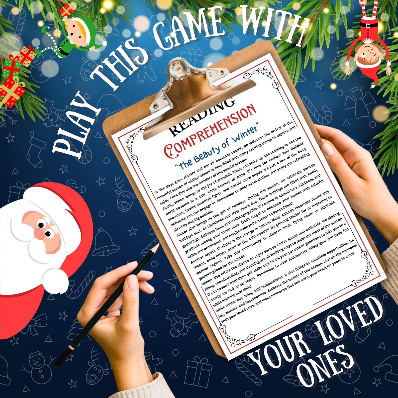 Christmas Comprehension Christmas Reading Comprehension Christmas ...