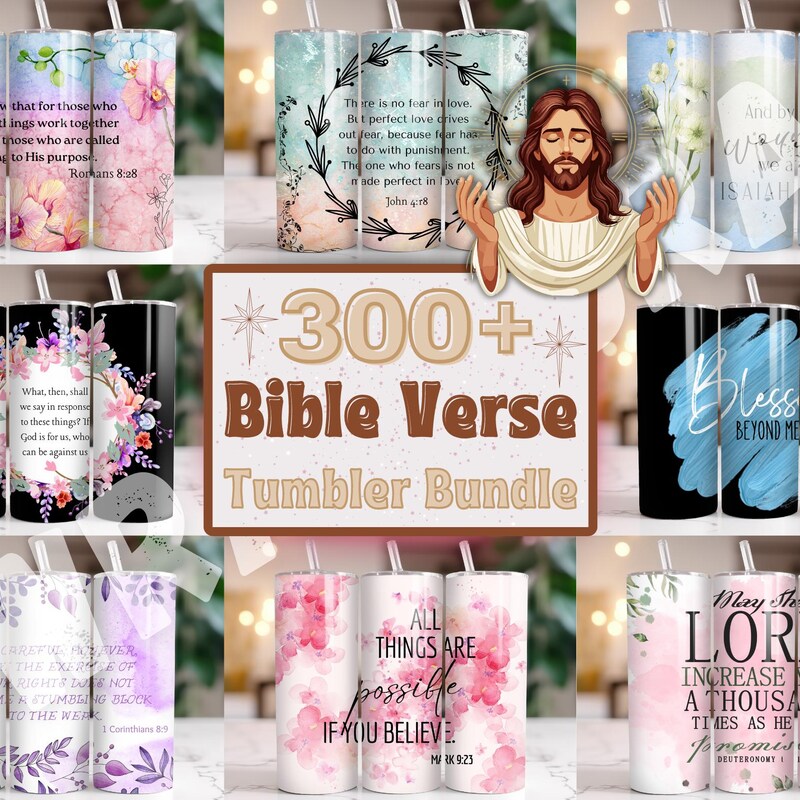 Bible Verse Tumbler - Etsy