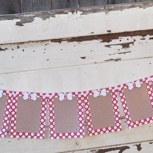 Dog Bone 12 Month Photo Banner, Child's 1st First Birthday,puppy Party ...