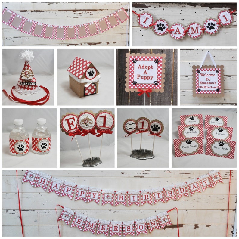 Dog House Thank You Favor Gift Boxes Set of 6 Child's - Etsy