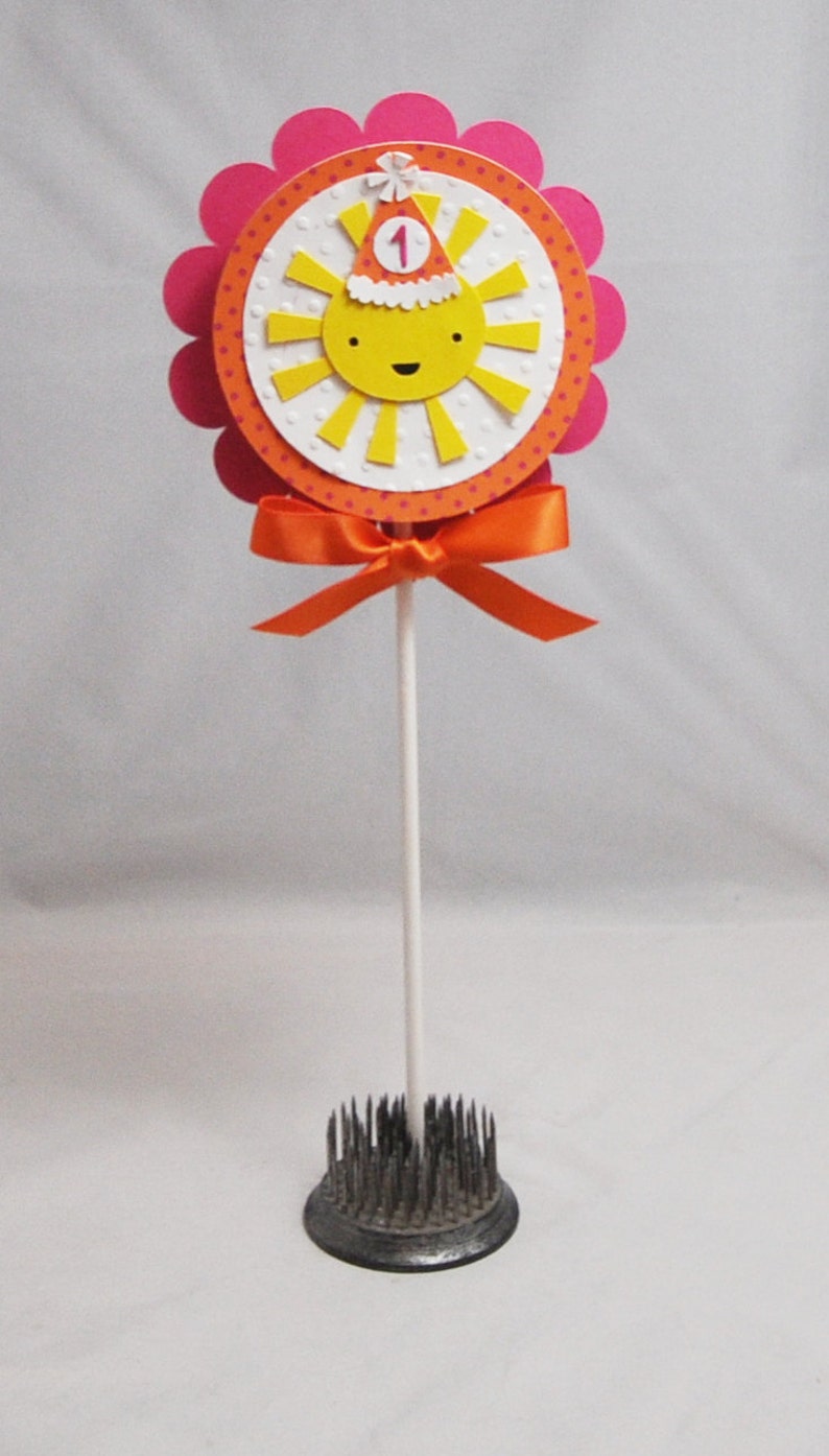 Girl Sunshine Smash Cake Photo Props, 3 Piece Set, 1st First Birthday ...