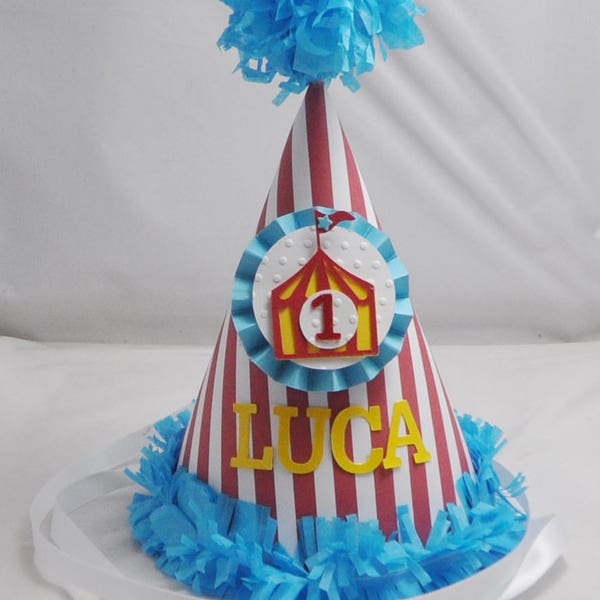 Circus Birthday Hat - Etsy
