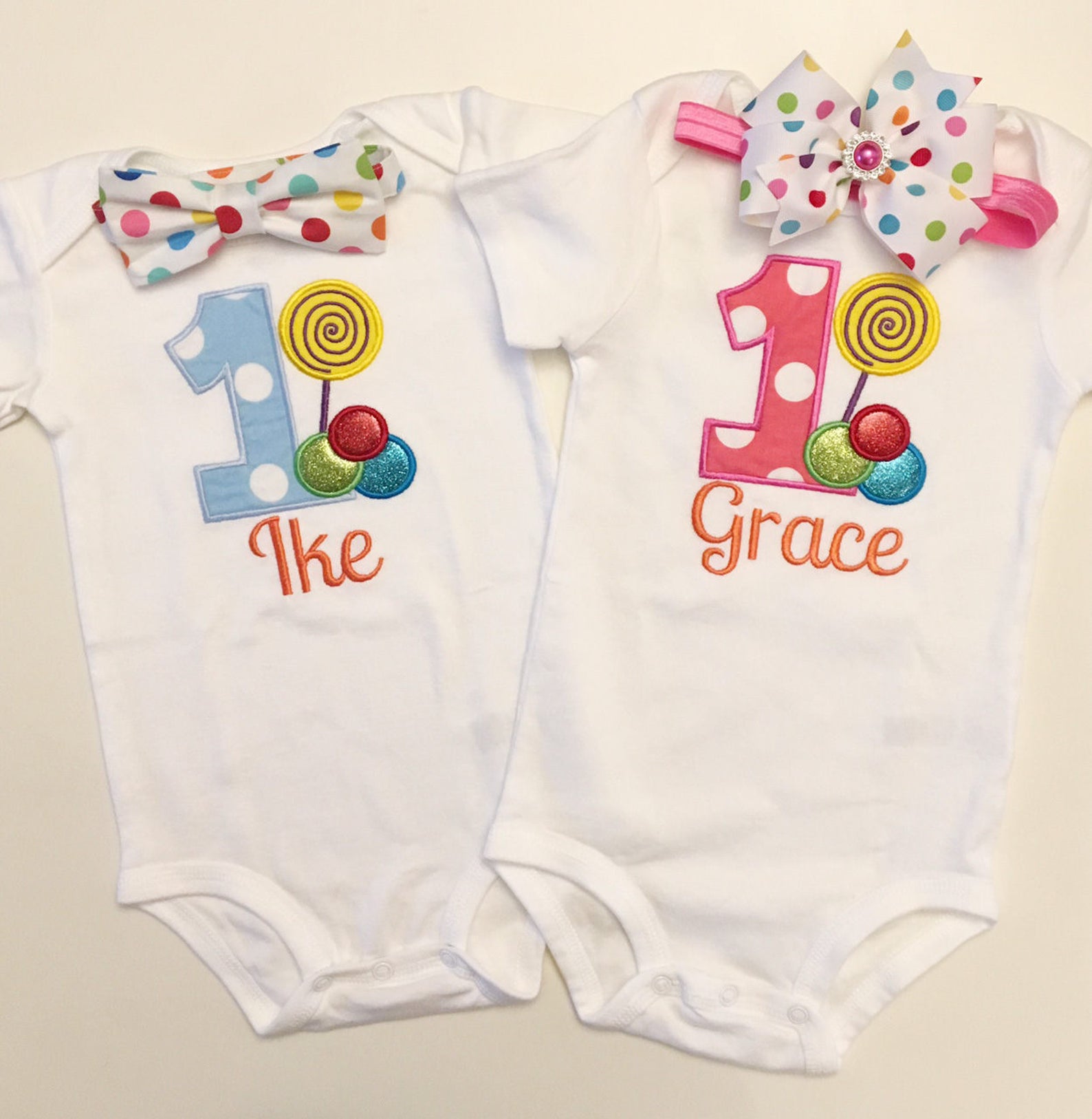 Candyland Boy Girl Twins 1st Birthday Party Package, Tutu, Personalized ...