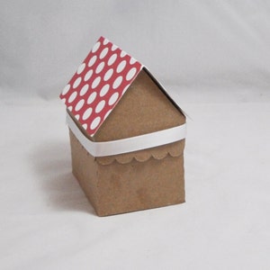 Dog House Thank You Favor Gift Boxes, Set of 6, Child's Birthday Party ...
