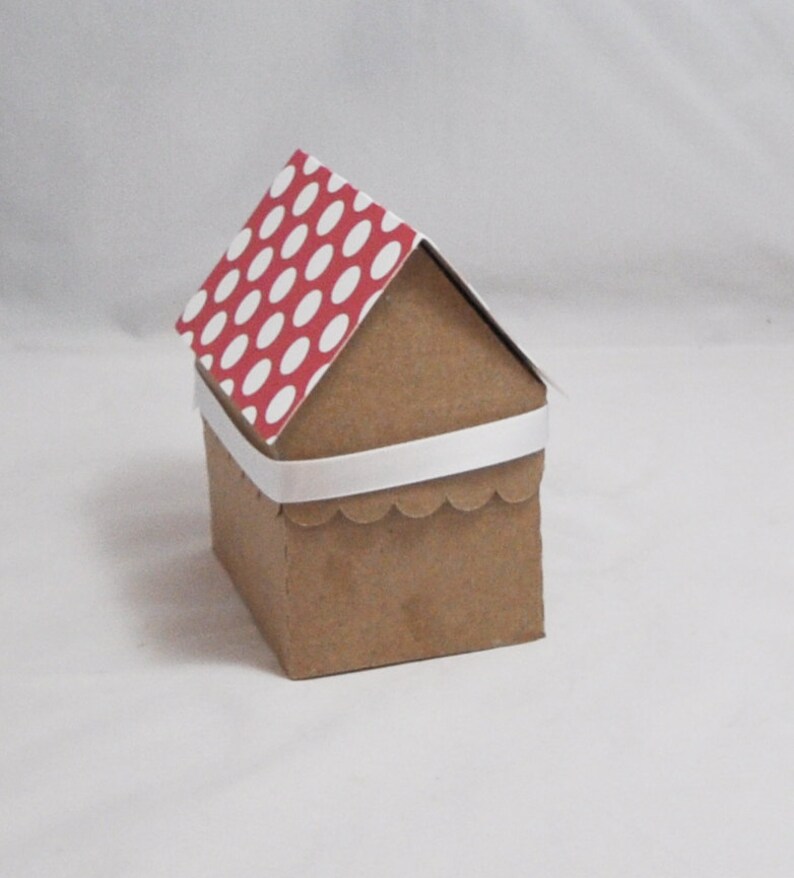 Dog House Thank You Favor Gift Boxes, Set of 6, Child's Birthday Party ...
