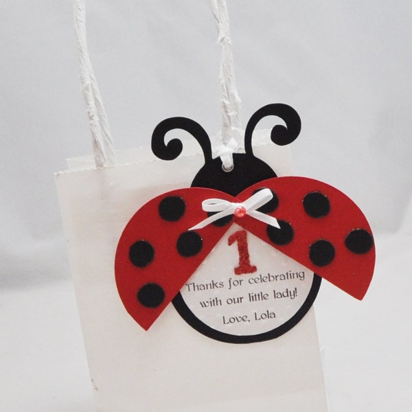 Ladybug Favor Bags - Etsy