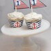 Sailboat Cupcake Toppers and Nautical Wrappers, Set of 12, Little ...