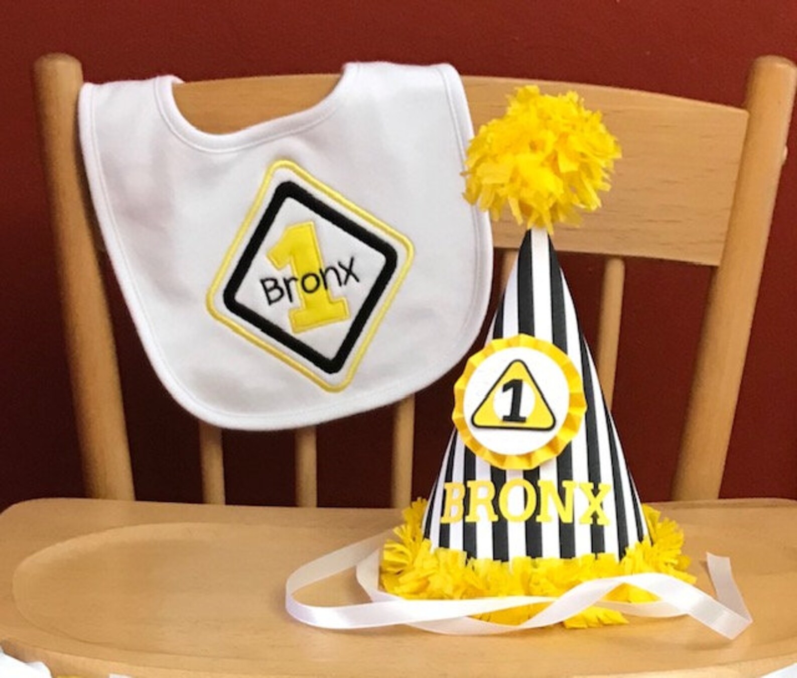 Construction Party Decor, Smash Cake Photo Props 3 Piece Set, 1st First ...