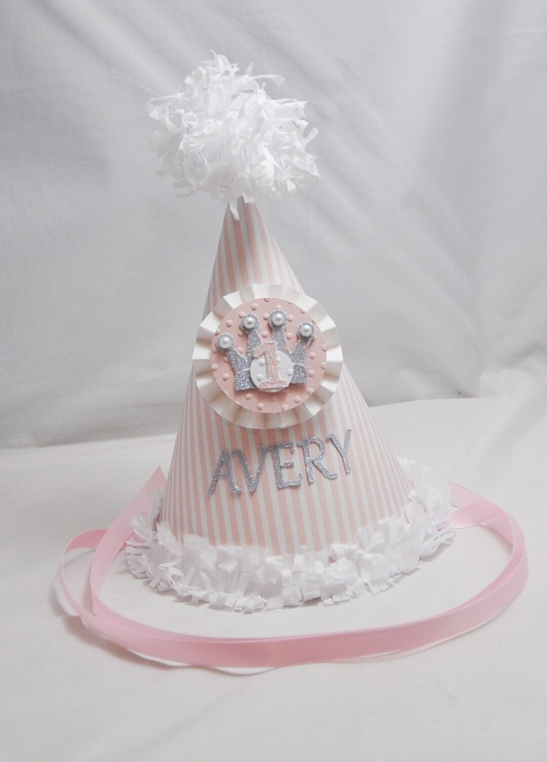 Princess Crown Party Hat, 1st First Birthday Baby Toddler Girl, Smash ...