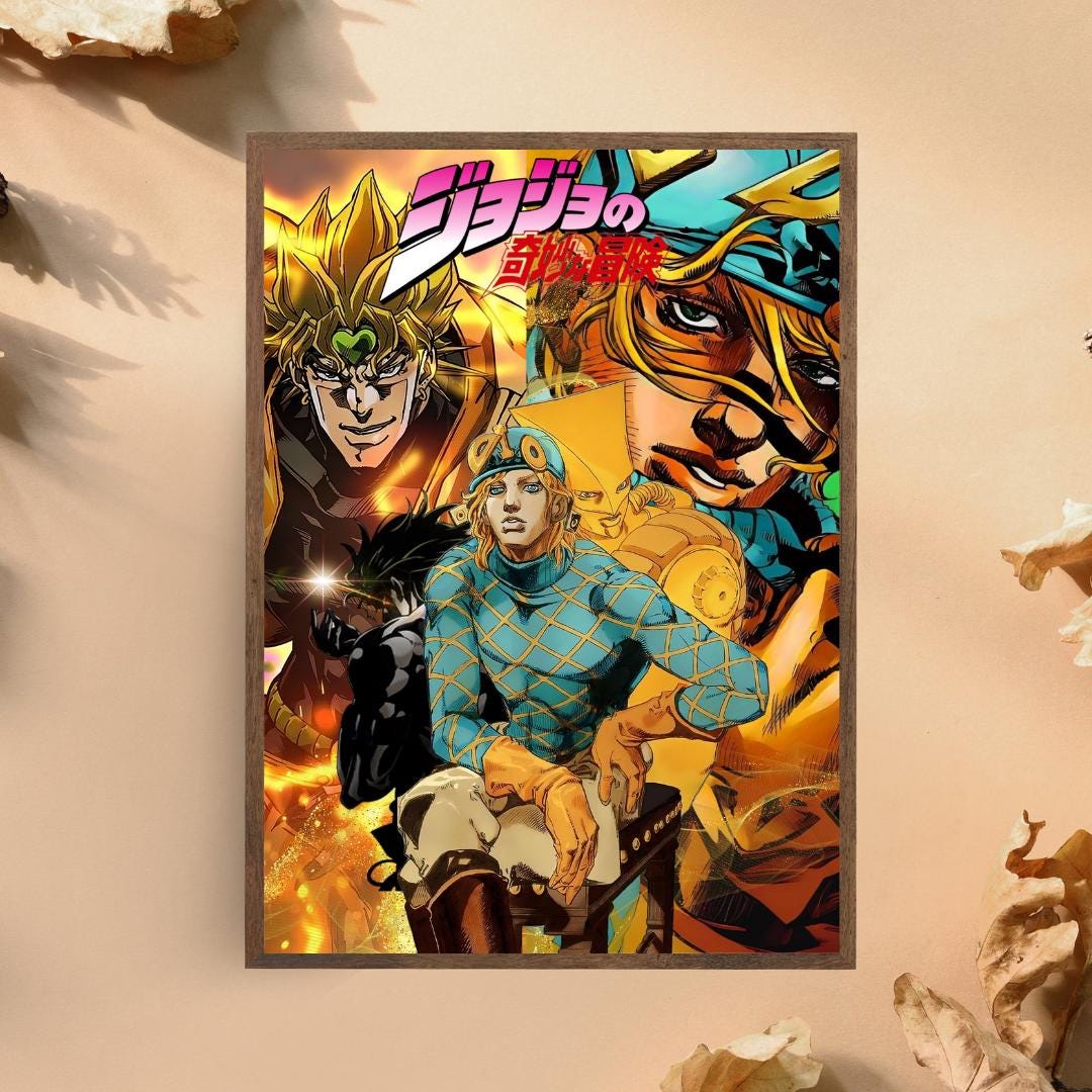 Poster De Jojos, Anime Poster, Anime Png, Decoración De Pared, Regalo ...