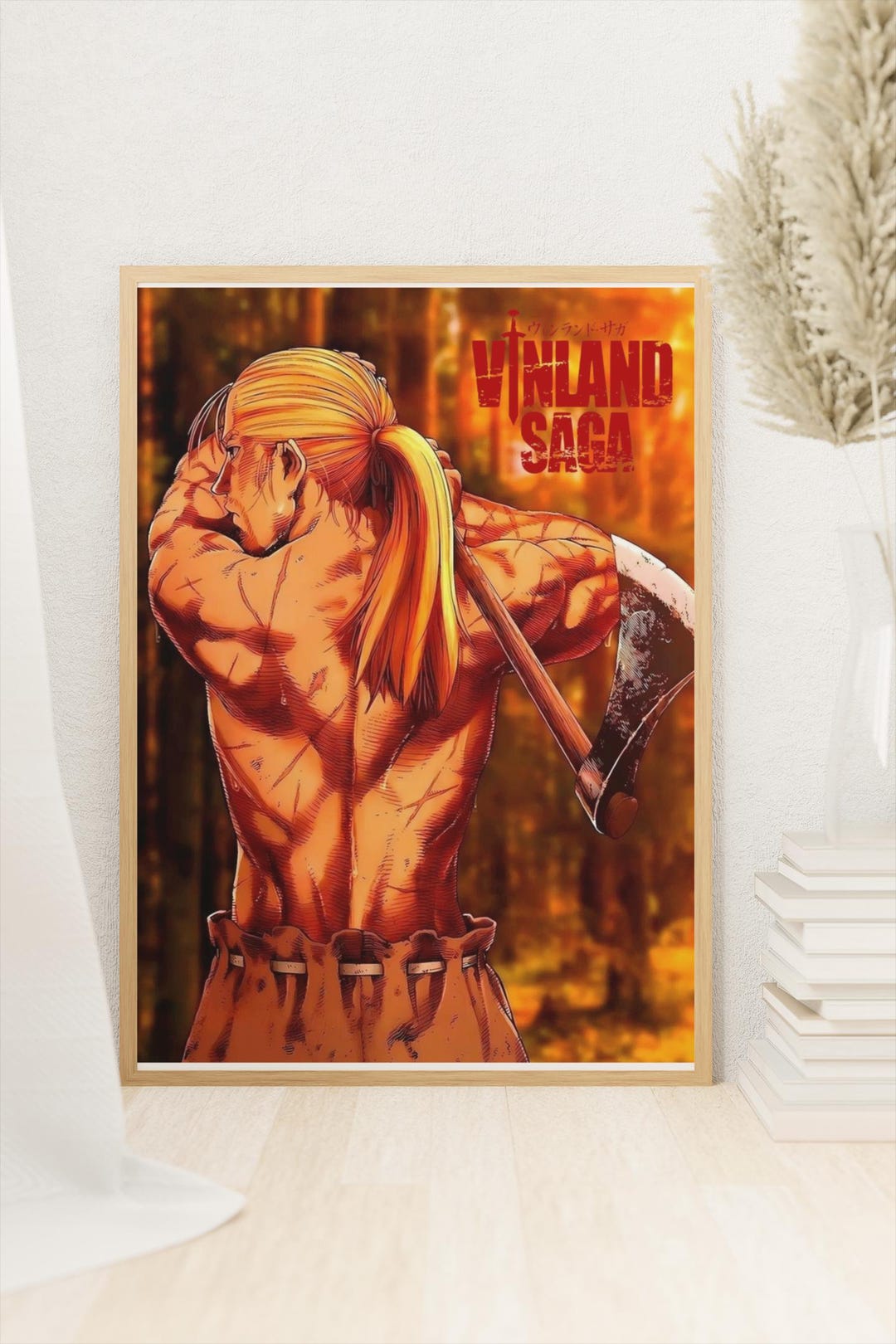 Poster De Vinland Saga Thorfinn Manga Impresión Minimalista Seinen ...