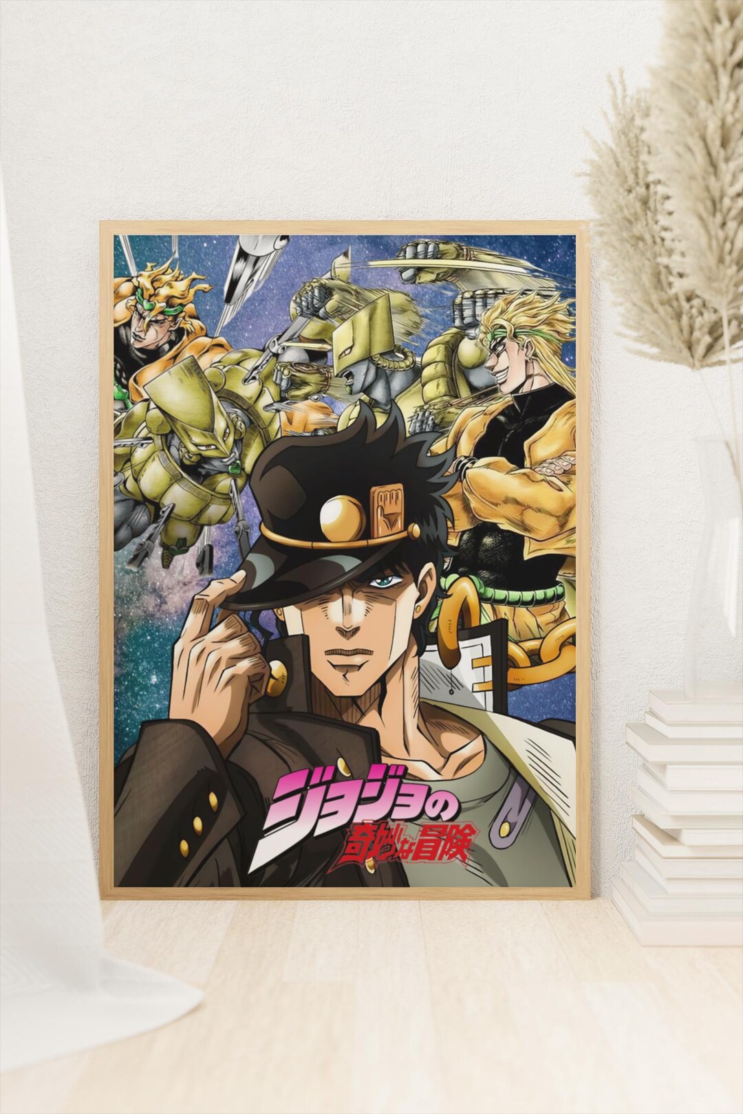 Poster De Jojos Bizarre Adventure, Jotaro Kujo, Arte Digital Imprimible ...