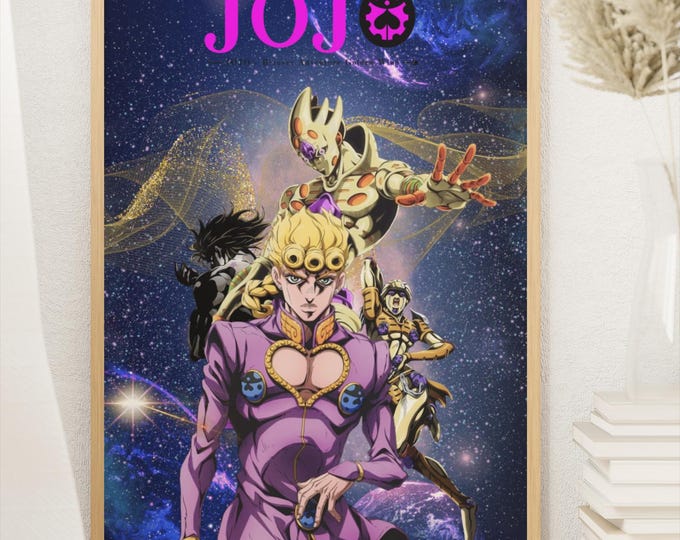 Anime Poster, Jojo's Bizarre Adventure Poster Print, Manga Wall Art ...