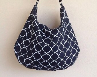 Fabric hobo bag | Etsy