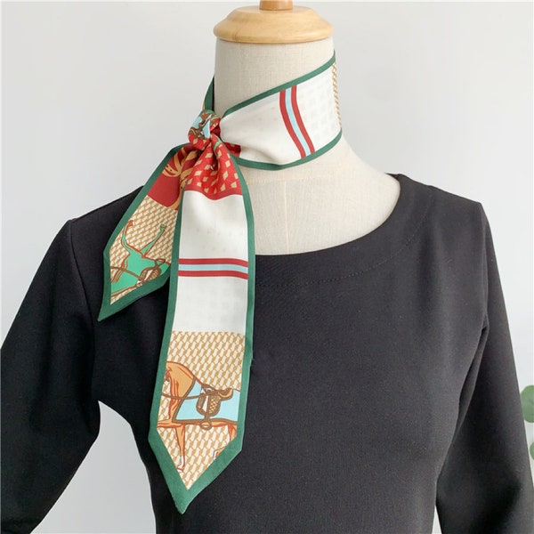 Silk Neck Scarf - Etsy