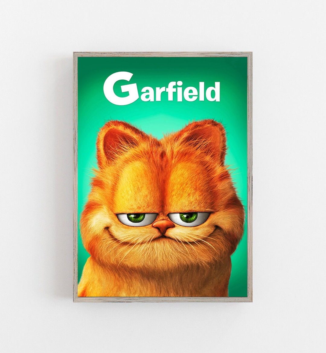 Garfield 2004 Movie Poster Canvas Matte Silk A1 A2 A3 A4 A5 A6 11х17 ...