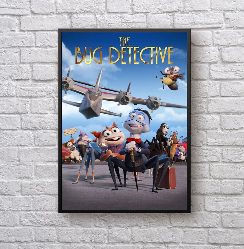 Inspector Sun and the Curse of the Black Widow 2022 Movie Poster Canvas Matte Silk A1 A2 A3 A4 ...