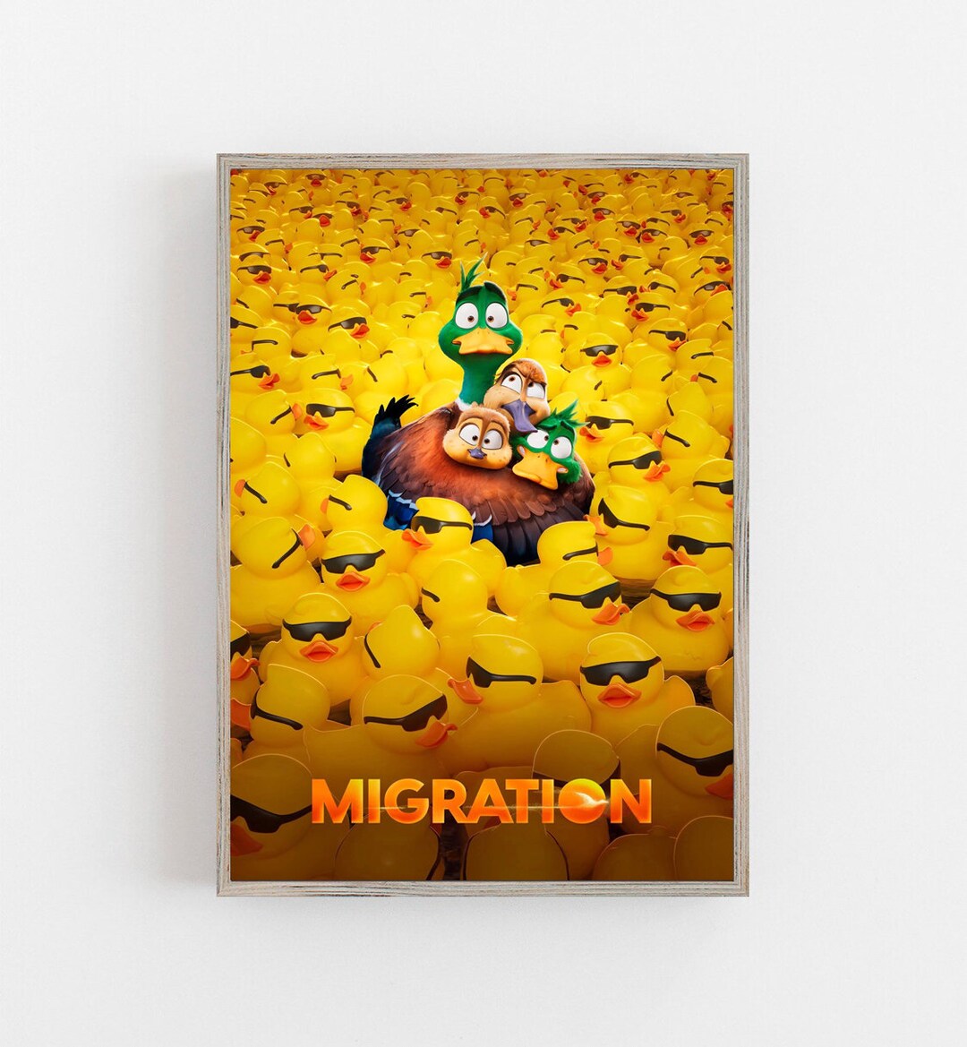 Migration 2023 Animated Movie Poster Canvas Matte Silk A1 A2 A3 A4 A5 ...