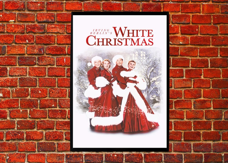 White Christmas 1954 Classic Retro Movie Film Canvas Matte Silk A1 A2 ...