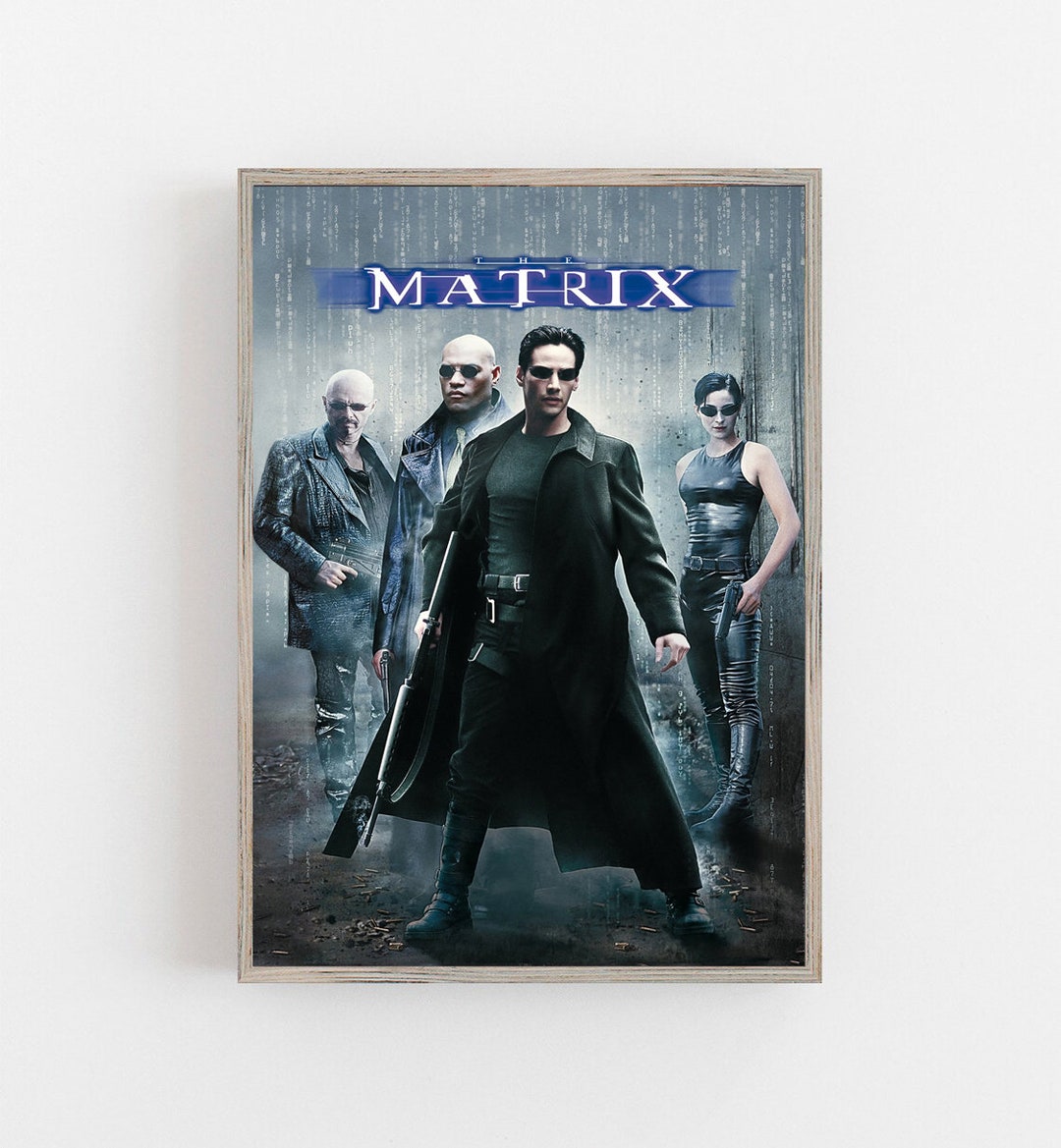 The Matrix 1999 Sci-fi Movie Poster Canvas Matte Silk A1 A2 A3 A4 A5 A6 ...