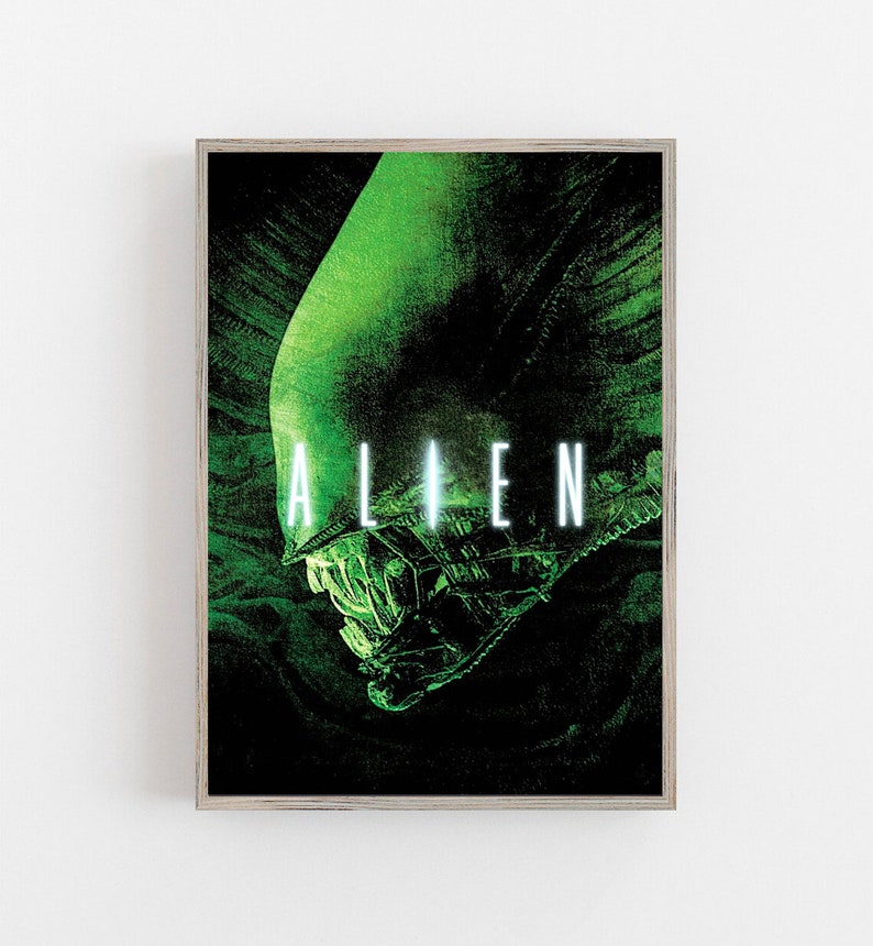 Alien 1979 Classic Horror Sci-fi Artwork Poster Canvas Matte Silk A1 A2 ...