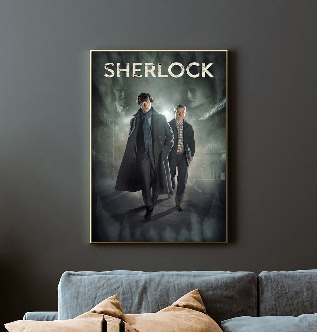 Sherlock 2010 TV Series Cover Poster Canvas Matte Silk A1 A2 A3 A4 A5 ...