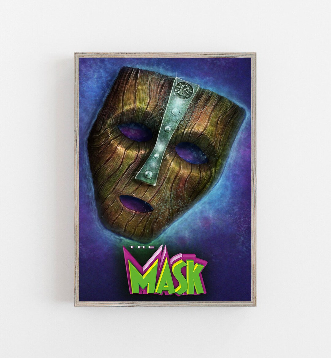 The Mask 1994 Movie Cover Poster Canvas Matte Silk A1 A2 A3 A4 A5 A6 ...