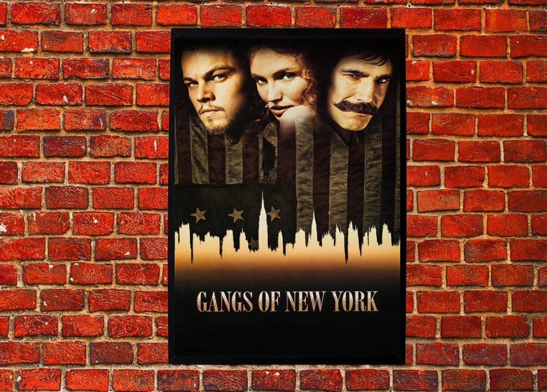 Gangs of New York 2002 Movie Poster Canvas Matte Silk A1 A2 A3 A4 A5 A6 ...