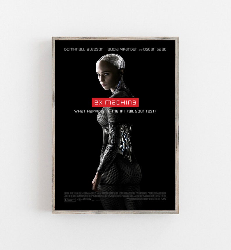 Ex Machina 2015 Movie Poster Canvas Matte Silk A1 A2 A3 A4 A5 A6 11х17 ...