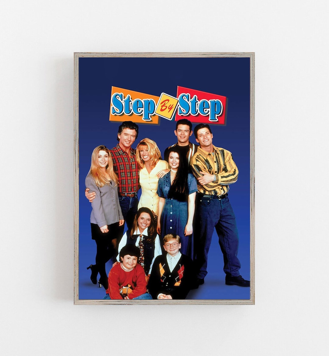Step by Step 1991 TV Series Cover Poster Canvas Matte Silk A1 A2 A3 A4 ...