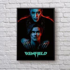 Renfield 2023 Movie Poster Canvas Matte Silk A1 A2 A3 A4 A5 A6 11х17 ...