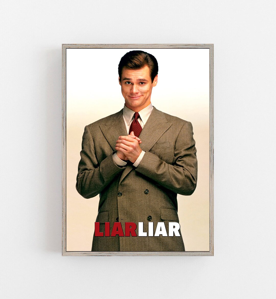Liar Liar 1997 Movie Cover Poster Canvas Matte Silk A1 A2 A3 A4 A5 A6 ...