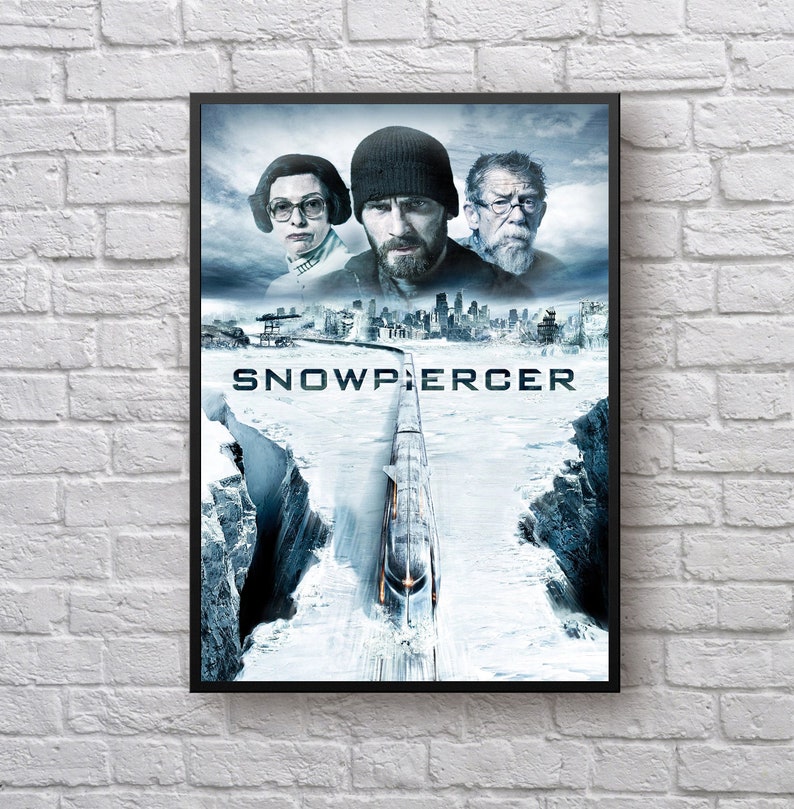 Snowpiercer 2013 Movie Artwork Poster Canvas Matte Silk A1 A2 A3 A4 A5 ...