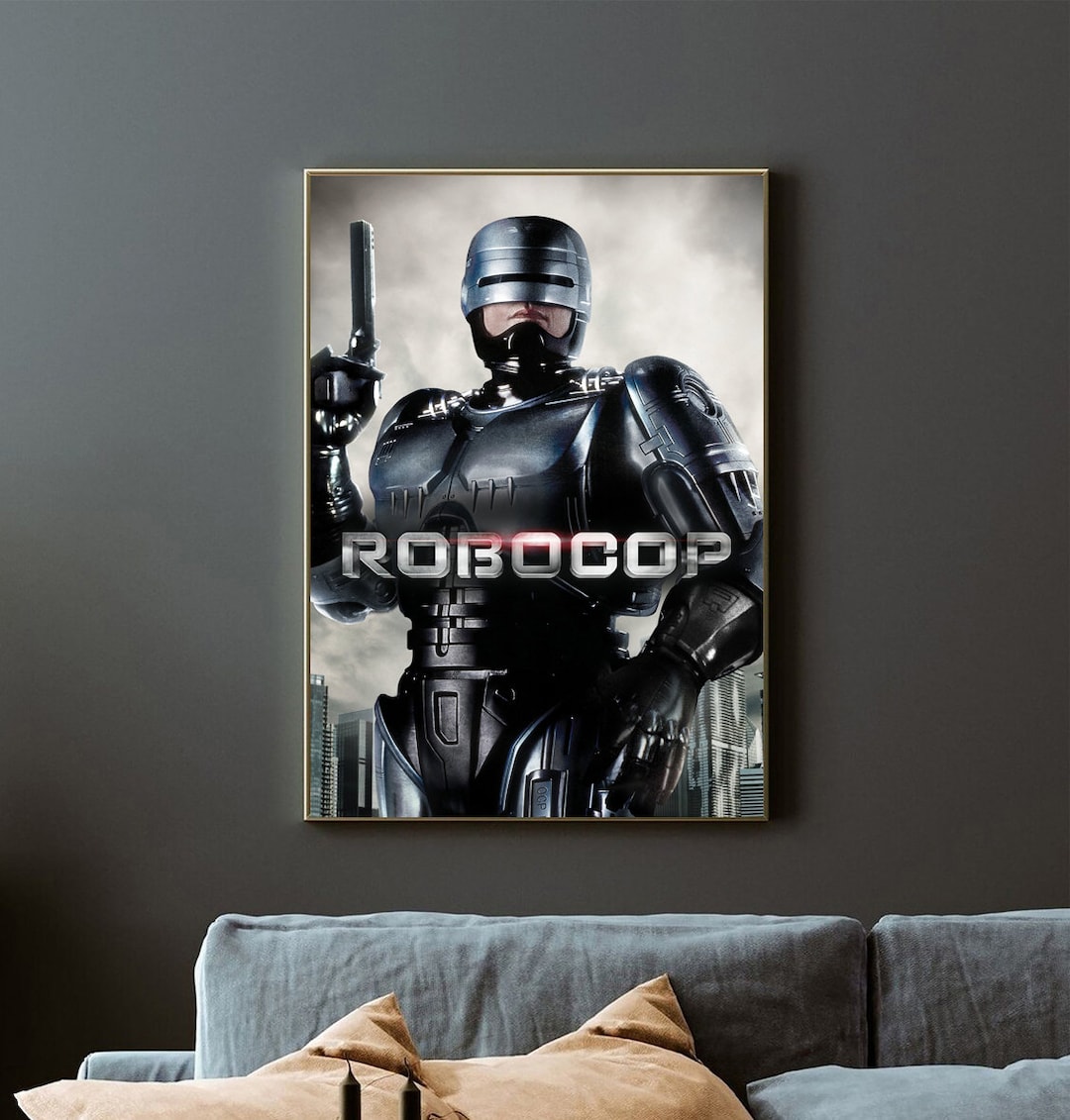 Robocop 1987 Classic Sci-fi Action Movie Poster Canvas Matte Silk A1 A2 ...